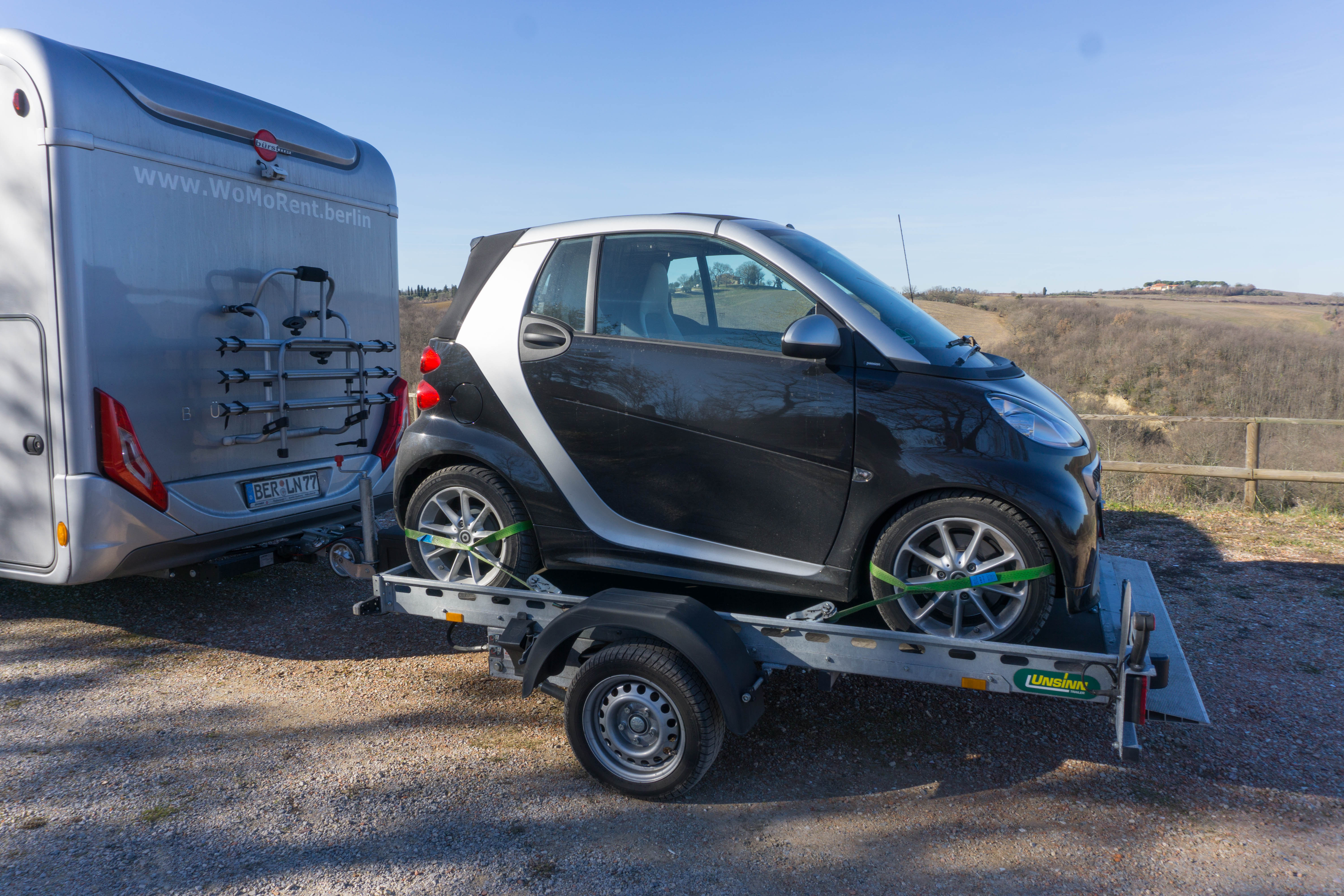 Smart Als Anhãƒæãânger Hinter Wohnmobil